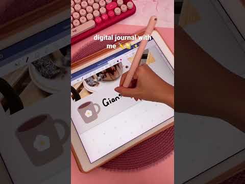 digital journal with me ✏️ iPad + apple pencil ASMR ❤️ goodnotes digital planner