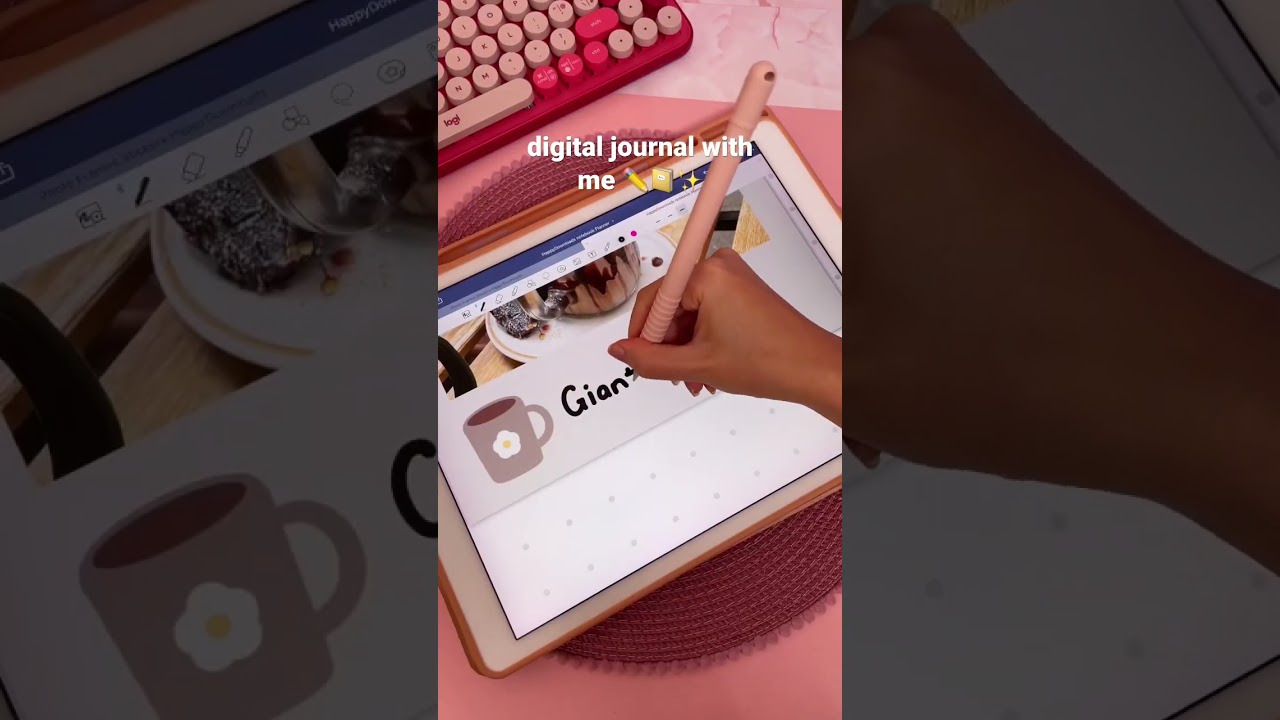 digital journal with me ✏️ iPad + apple pencil ASMR ❤️ goodnotes digital planner