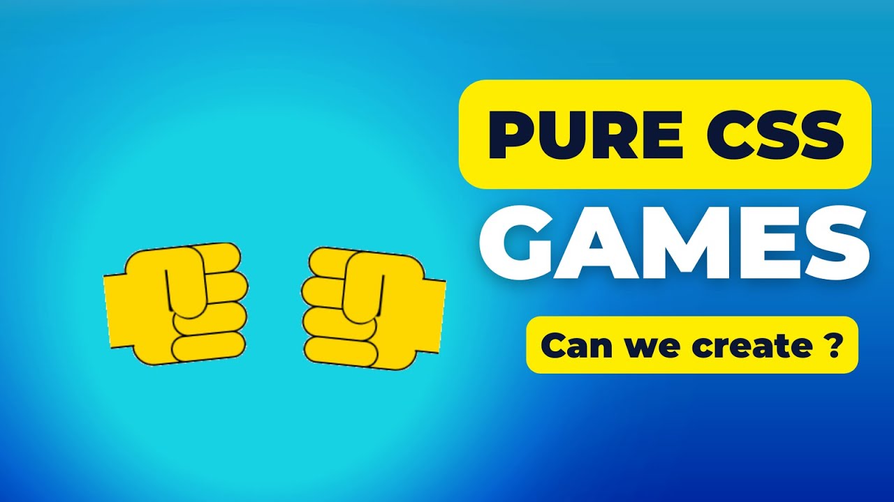 5 Pure CSS Games | No JavaScript Games
