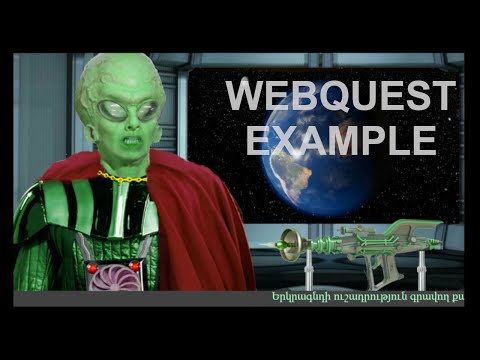 Webquest Example from "Increase Active, Hands-On Learning Online, Part 1: Webquests"