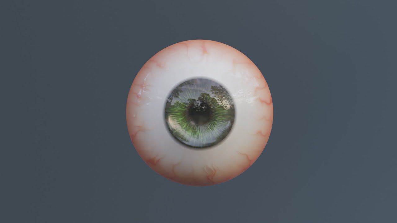 Semi-Realistic Eye 3D model