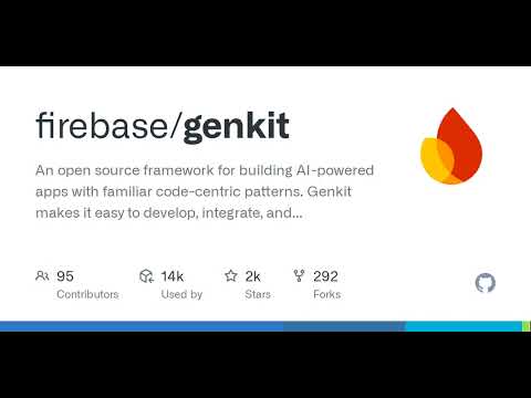 GitHub - firebase/genkit: An open source framework for building AI-powered apps with familiar cod...