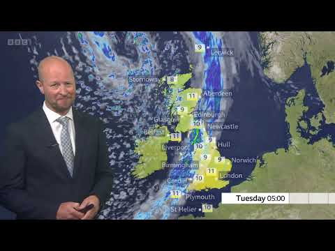 BBC weather today in UK - June 3rd, 2025