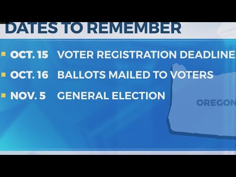 Are you registered to vote in Oregon? Still time to do it