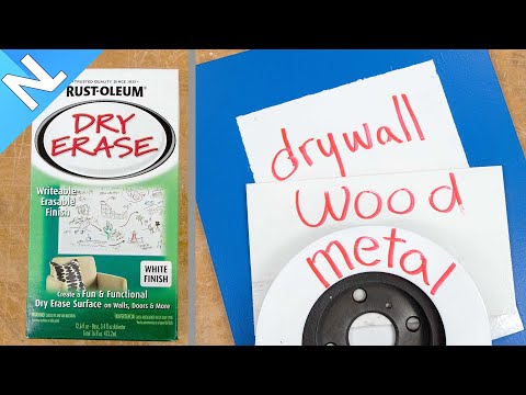 Does Dry Erase Paint work? Whiteboard paint by Rust-Oleum