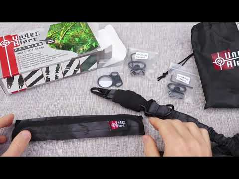 Unboxing - AR15 rifle sling with bonus swivel and buttstock plate included, Single point sling.