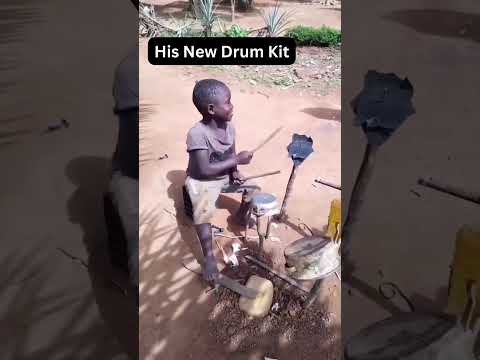 His NEW DRUM Kit Made From GARBAGE 🔥🔥🔥🔥