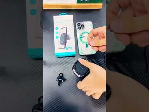 Devia Smart series magnetic car mount Wireless charger *strong magnetic force 360 degreefull##shorts