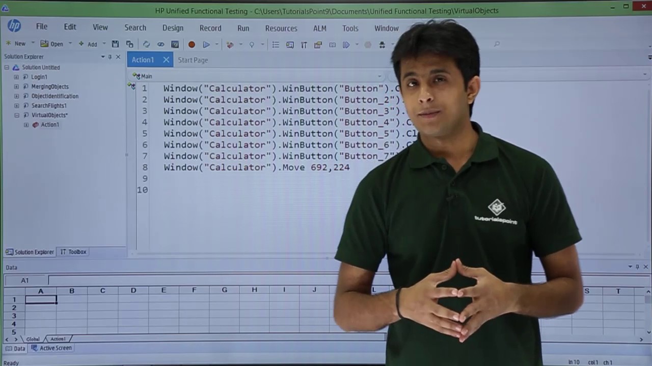 HP UFT/QTP - Virtual Objects