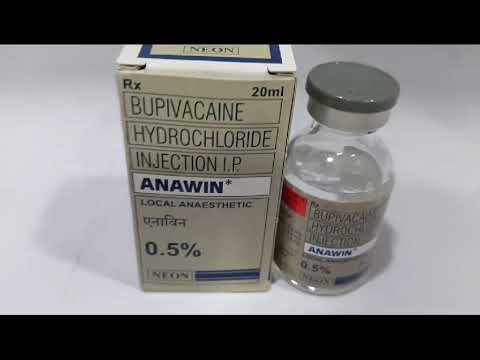 Bupivacaine Hydrochloride Injection - anawin Latest Price ...