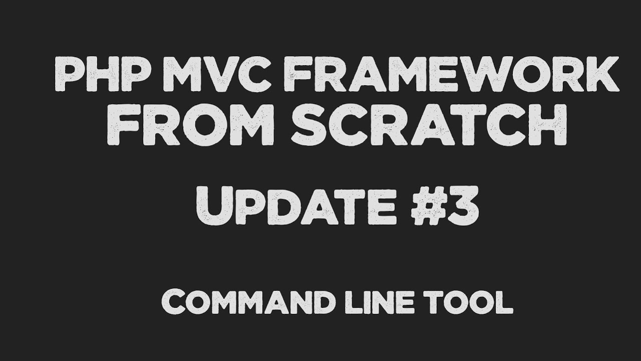 PHP MVC Framework from scratch | Update#3 | Source code included | Quick programming tutorial
