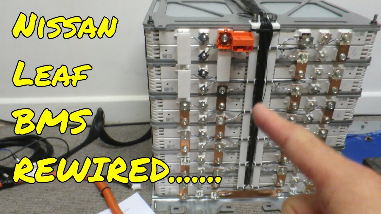 Nissan Leaf BMS rewire, RX8 EV Conversion requires the BMS wiring to be replaced.
