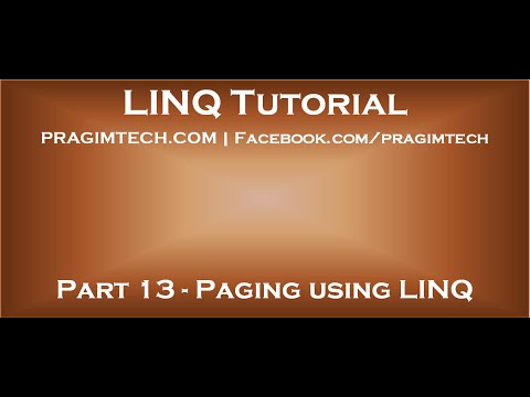 Learn Part 13 Implement paging using skip and take operators - Mind Luster