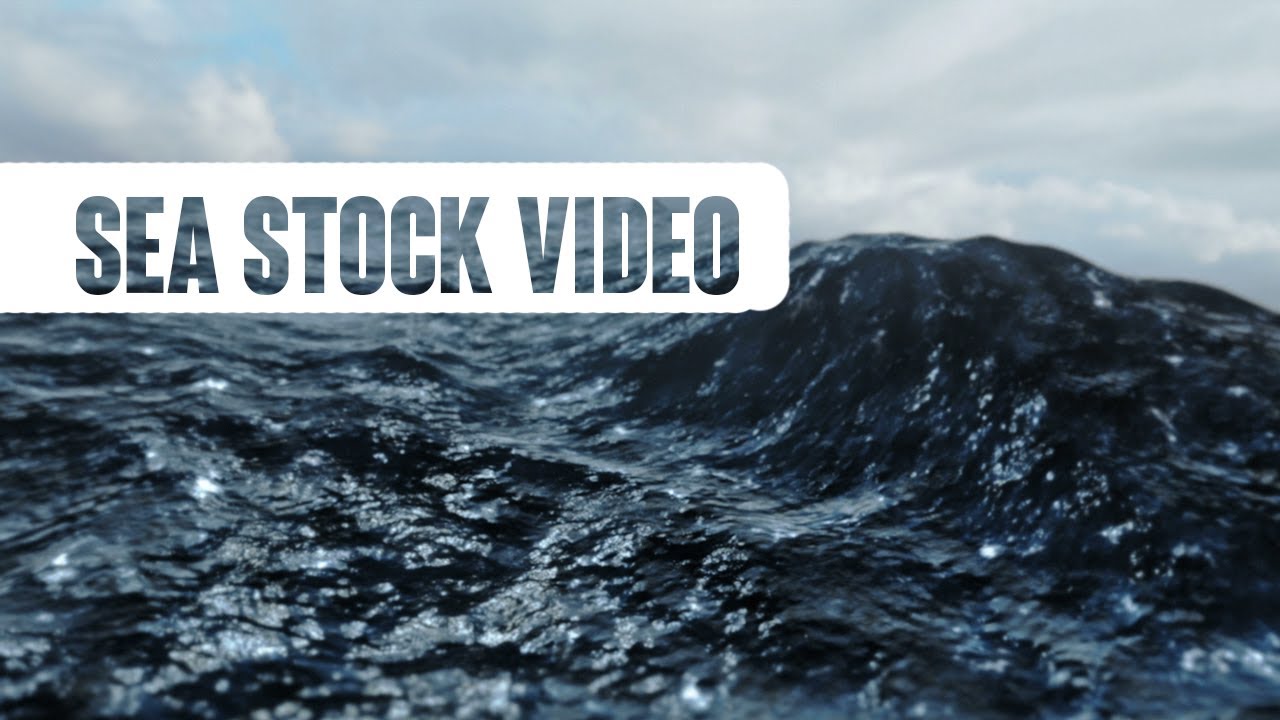 Free Sea stock video with sound loop | Animated sea video | Studious31 | Copyrights Free Video