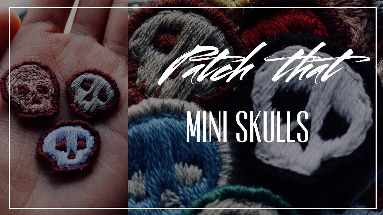 Patch That: DIY Mini Skulls