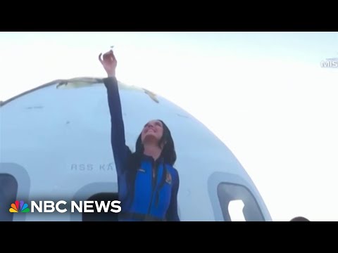 'I went to space!': All-female crew returns from Blue Origin space flight