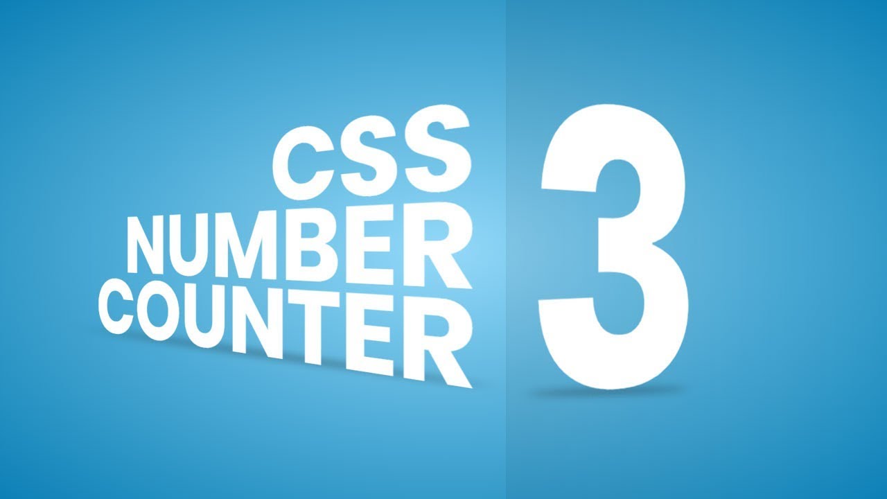 CSS 3D Number Countdown Animation Effects | Html CSS