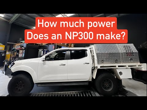How much power does a NP300 Navara make?