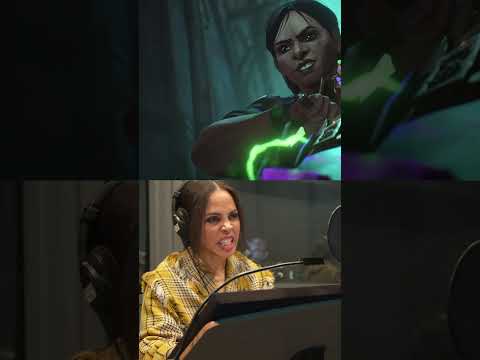 In the booth with Amirah Vahn as Sevika. #arcane #sevika