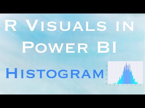 R Visuals in Power BI - Histogram