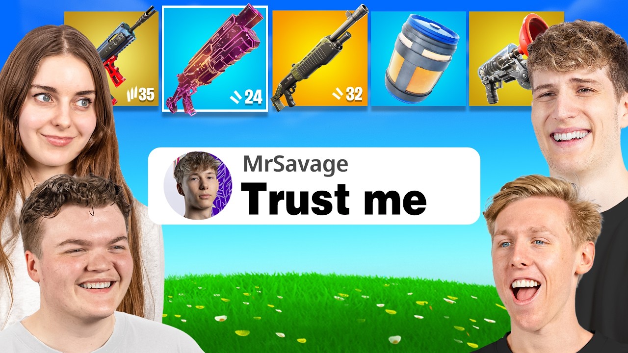 We can ONLY Use YOUTUBER Loadouts!