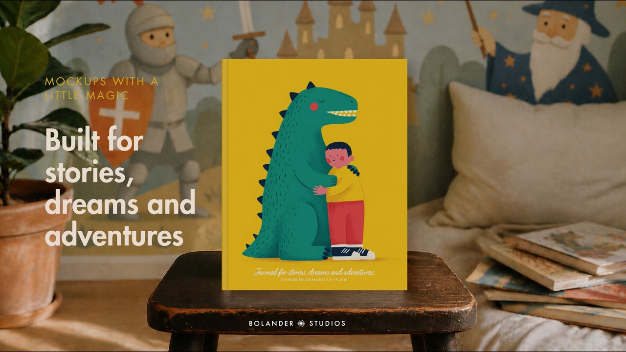 Create Magical Notebook Mockups in Canva (7.5 x 9.25 KDP)