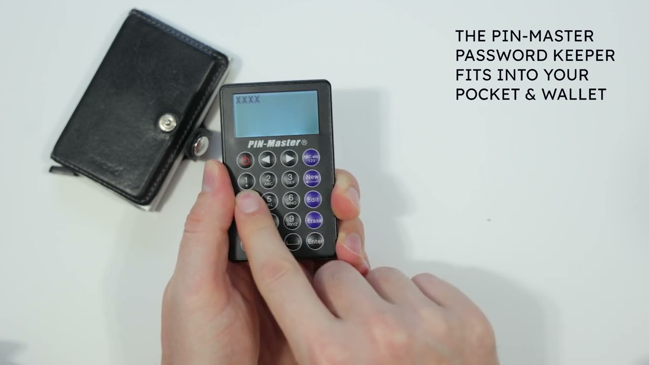 PIN-Master Fits in your Pocket
