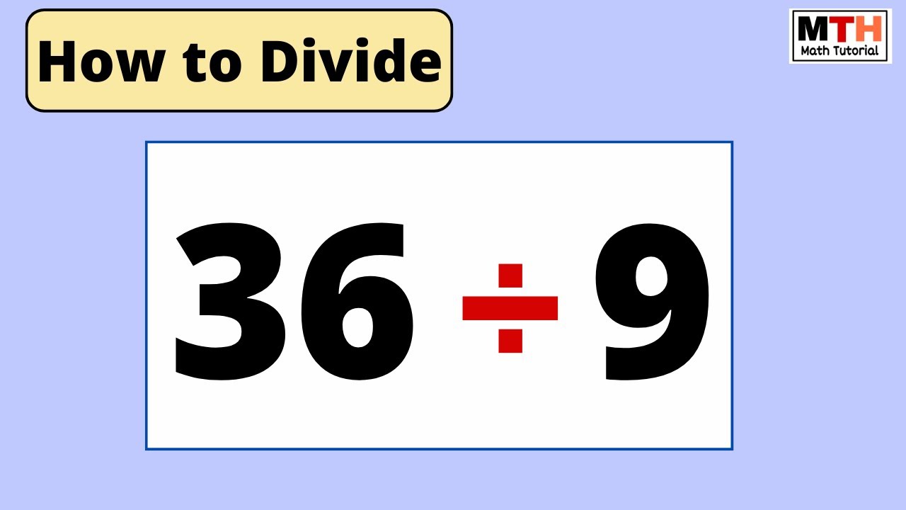 36 divided by 9 || Find 36÷9