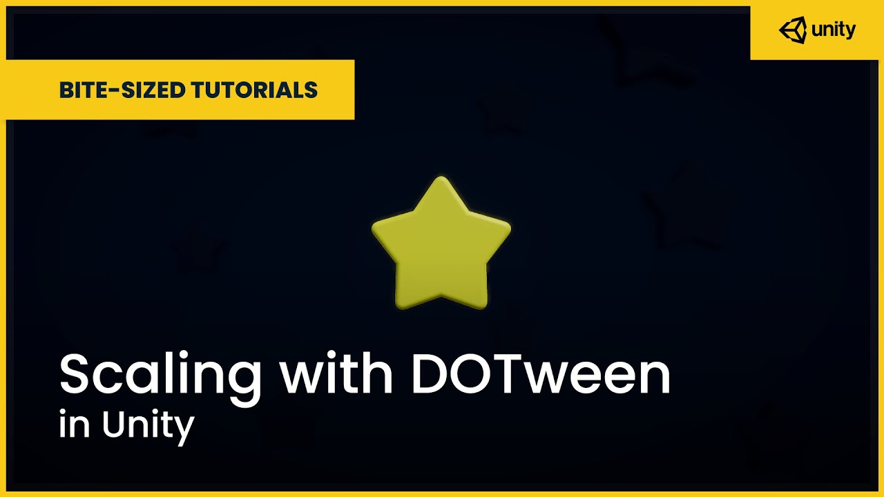 Scaling with DOTween in Unity | Bite-Sized Tutorials