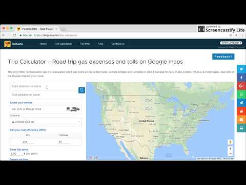 TollGuru Trip Calculator - How to use