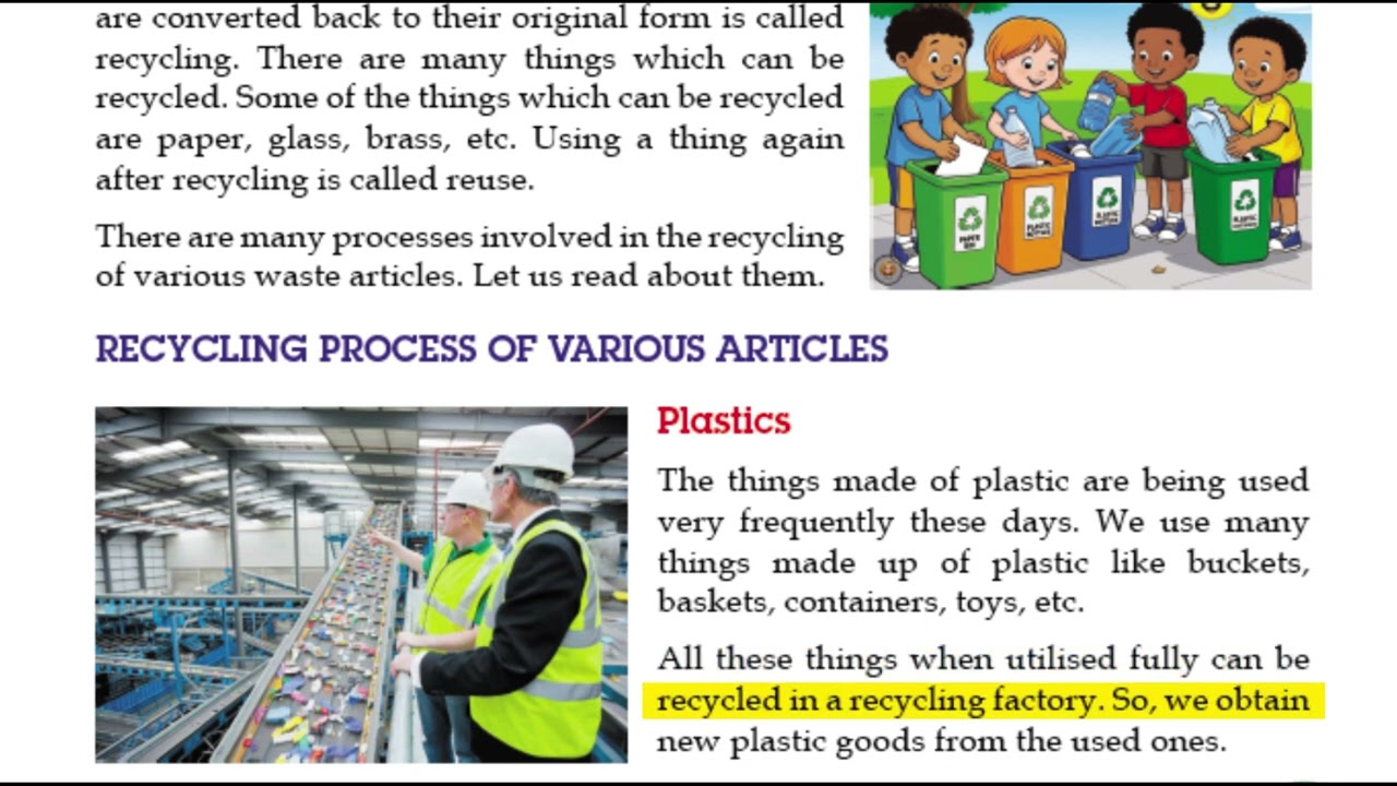 CL 4 | CH-9 | MANAGING WASTE THROUGH RECYCLING  | GREEN STEP | INK WELL INDIA