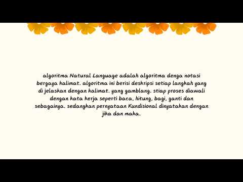MATERI ALGORITMA || INFORMATIKA KELAS 10