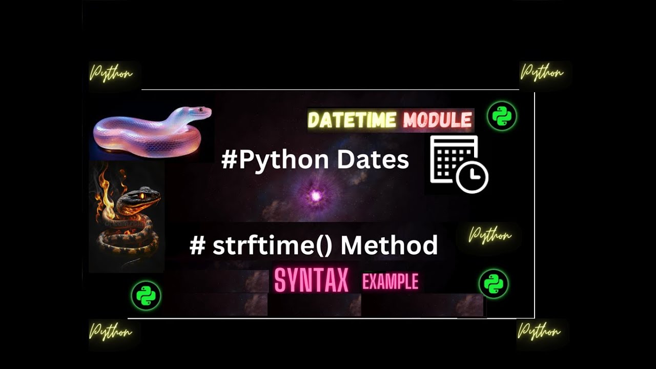 #datetime 📅🕓 |#Python datetime strftime⏰⏳ #python video #datetime🕒 #dates📅 #code#modules #function