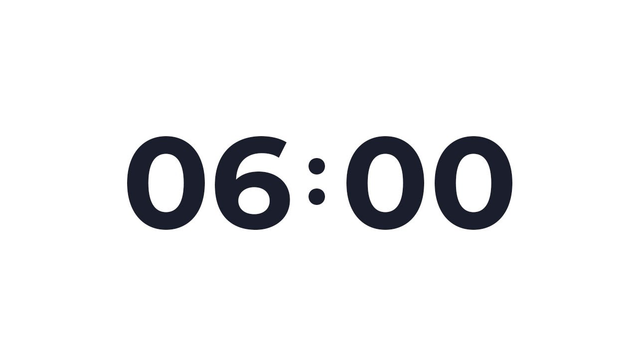 6 Minute Timer