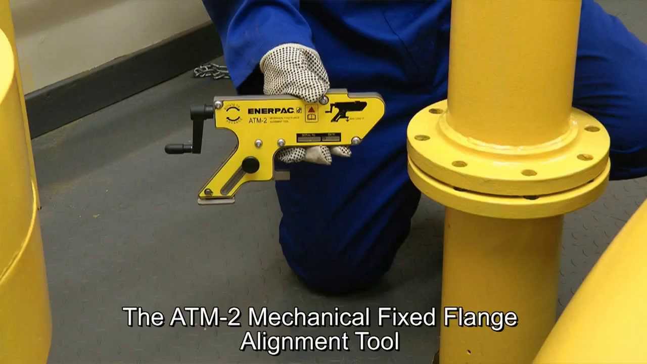 ATM-2 Series Flange Alignment Tool Demo | Mechanical |  Enerpac