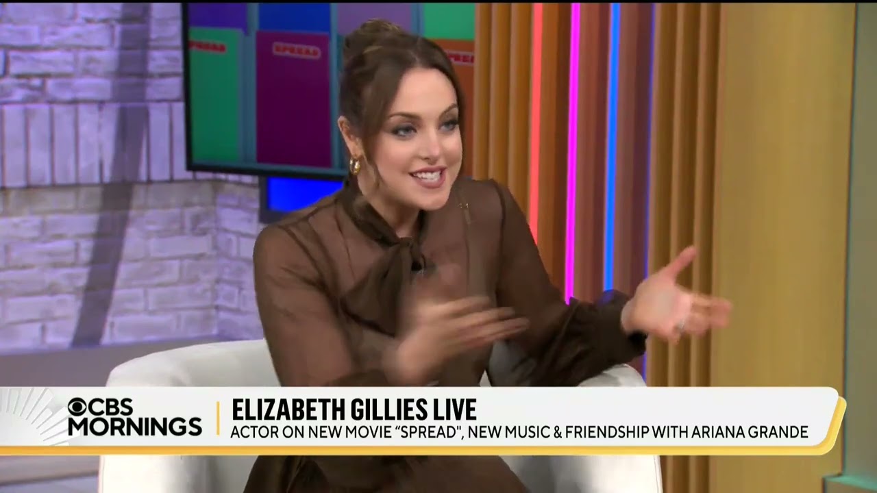 Liz Gillies on CSB Mornings - promoting Spread (movie) July 22, 2024