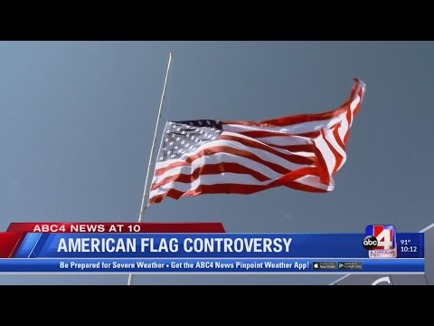 Black Lives Matter Utah, American flag controversy