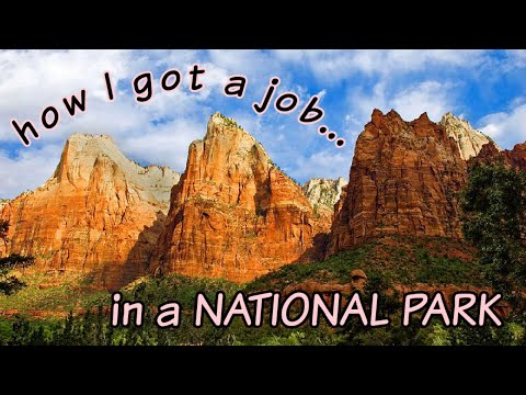 HOW TO GET A JOB IN A NATIONAL PARK... using xanterra + aramark
