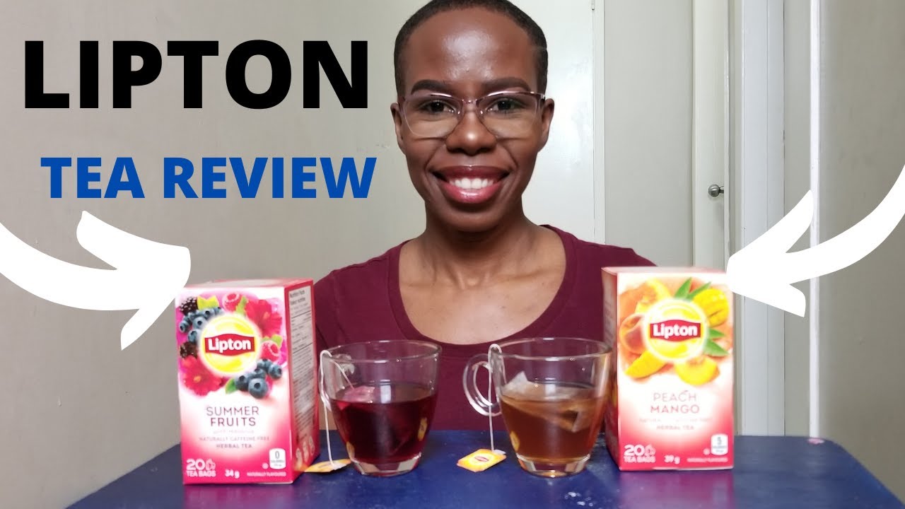 LIPTON TEA REVIEW// SUMMER FRUITS AND PEACH MANGO FLAVOR