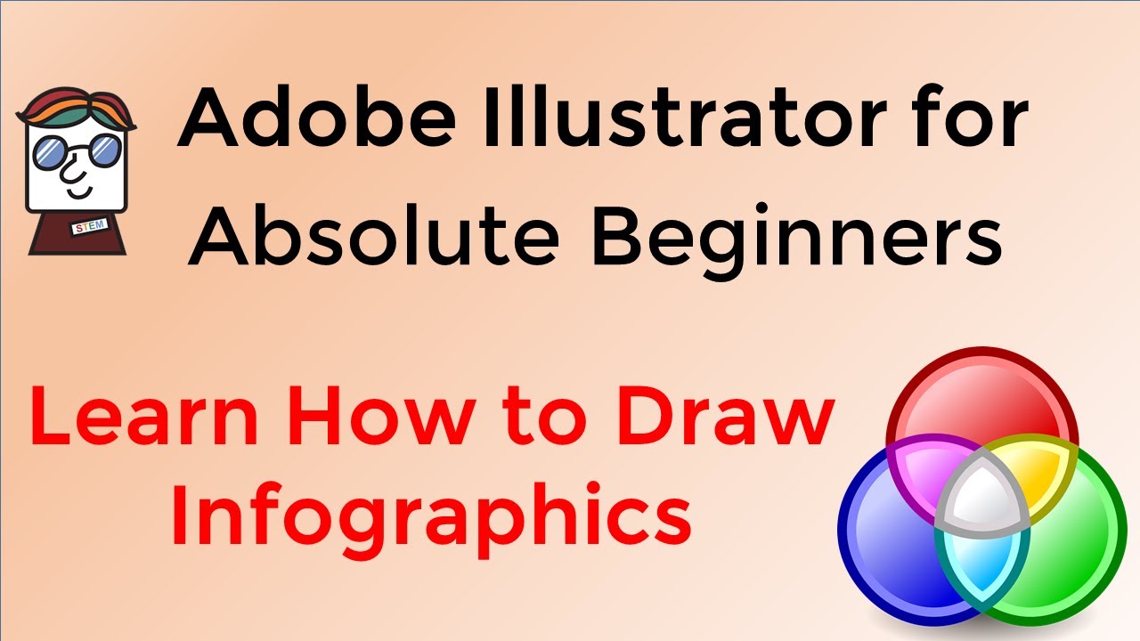 Learn Illustrator in 5 min (for Scientists and Engineers). Absolute Beginner Tutorial.