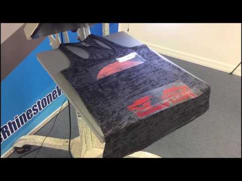 Pressing A 4-Color Distressed Shirt Using Your GCC Cutter