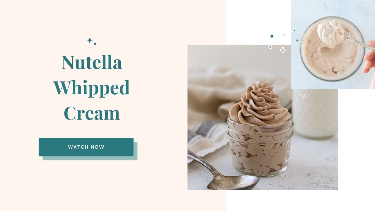 Nutella Whipped Cream