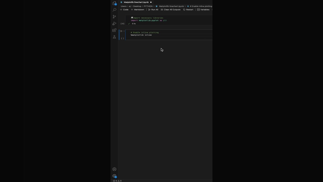Python Matplotlib ‼️ LINE CHART 📈 Explained ✅ in UNDER 60 SECONDS ⏱️🔥#python #coding #tutorial