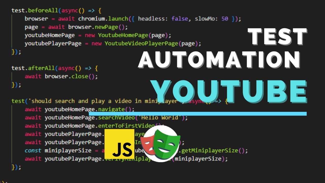 How to Code a Test Automation on Youtube | Playwright JS