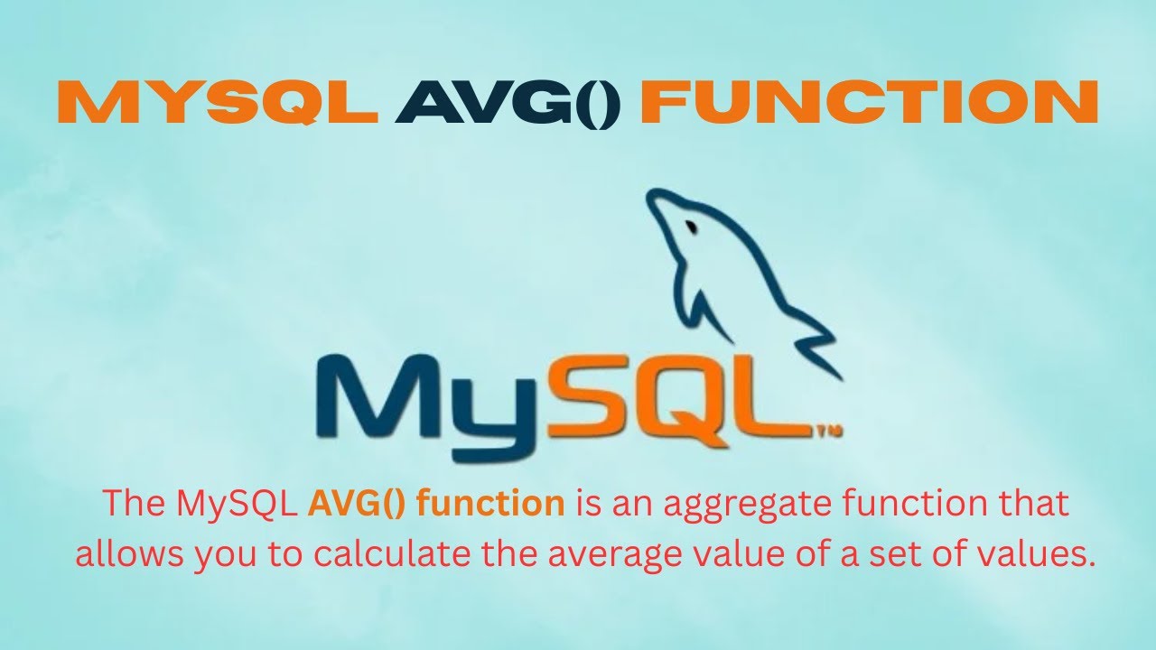 MySQL AVG Function