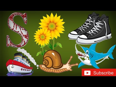 S Letter Words | S Letter Words In English | Easy Base Learn |