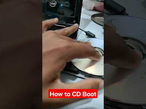 How to Boot Old Generation Laptop to CD Drive#macnitesh #laptop