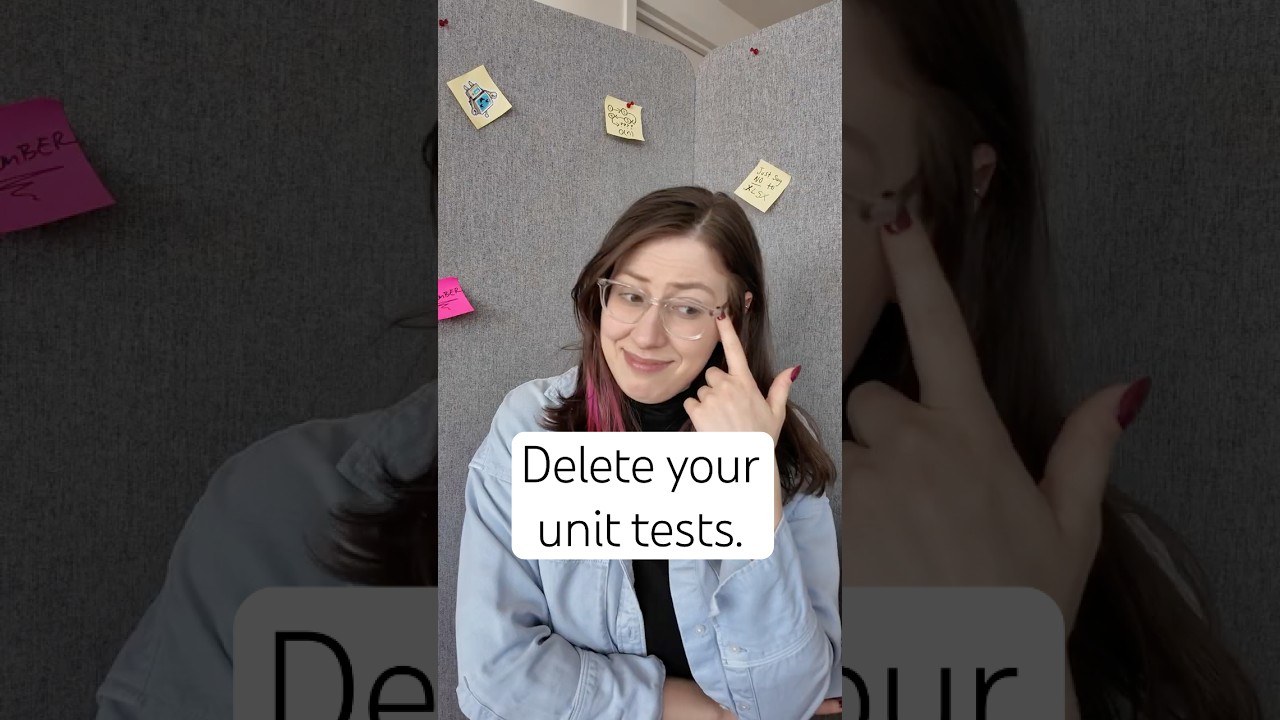 Delete all unit tests.