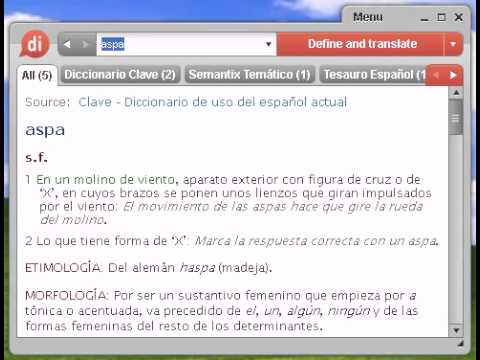 Definición de aspa