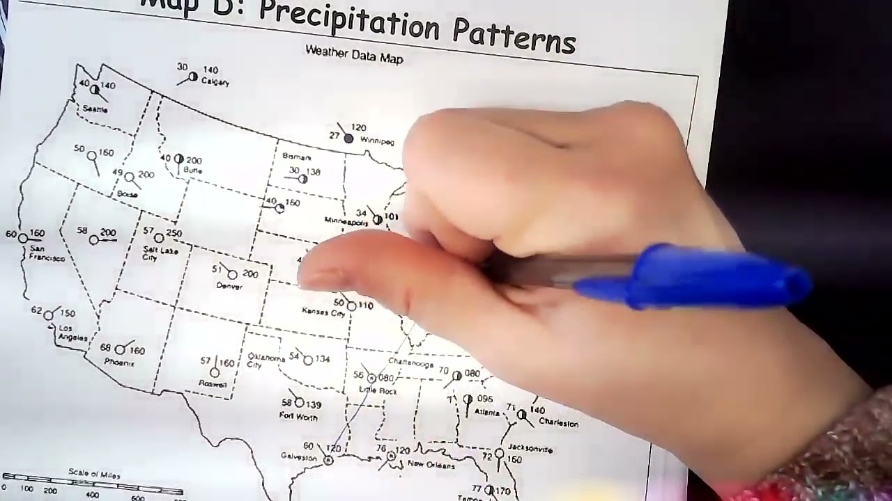 Weather Patterns Lab Map C D E HELP